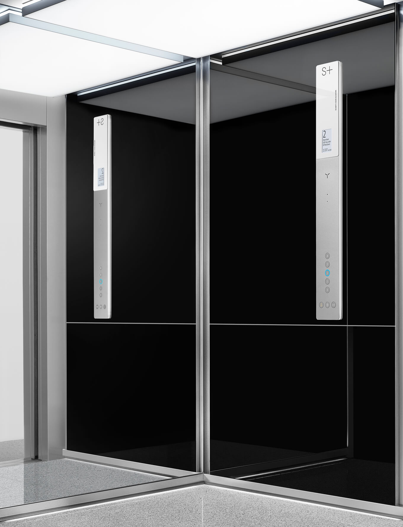 LD illuminated ceilings - The elevator light concept.