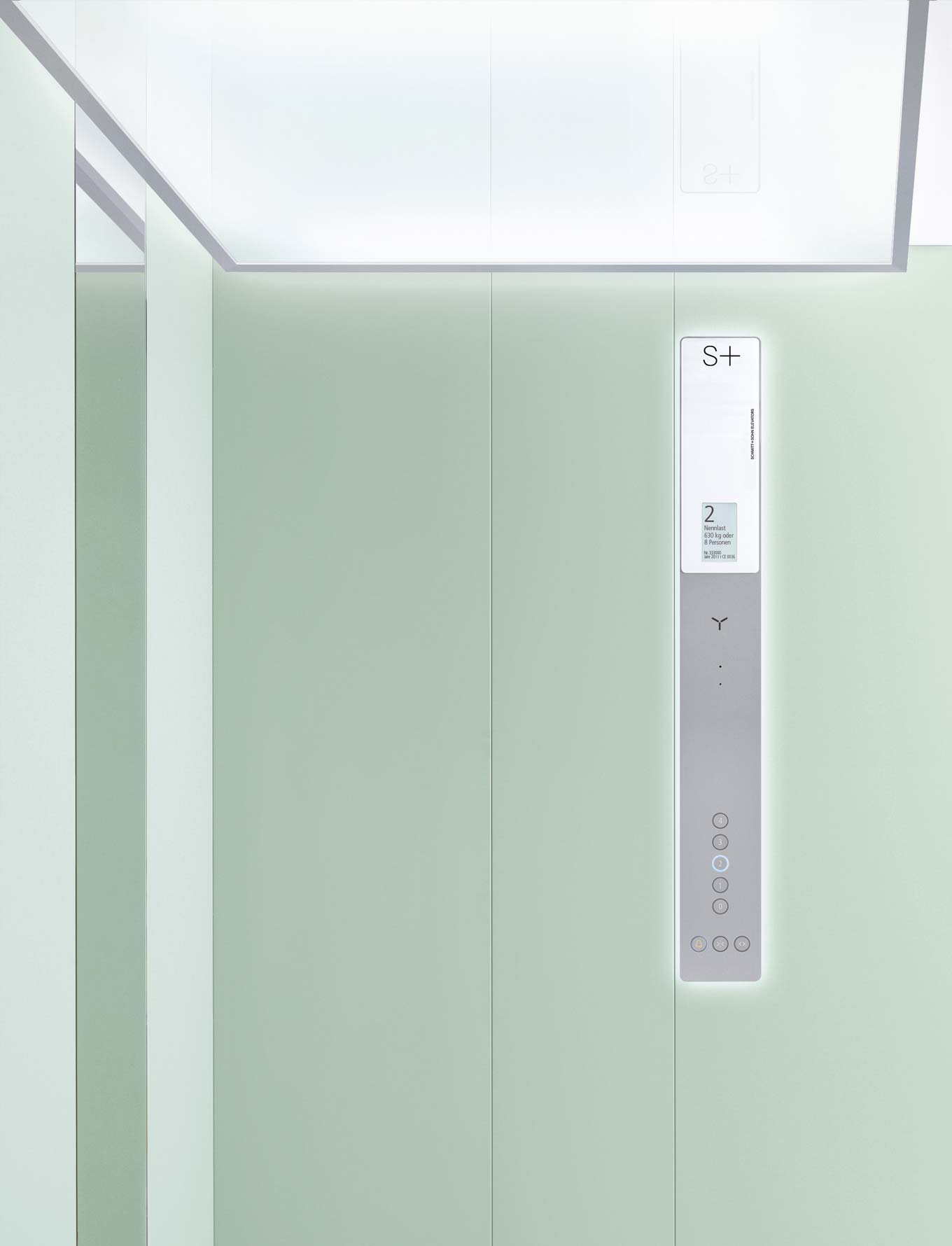 LD illuminated ceilings - The elevator light concept.