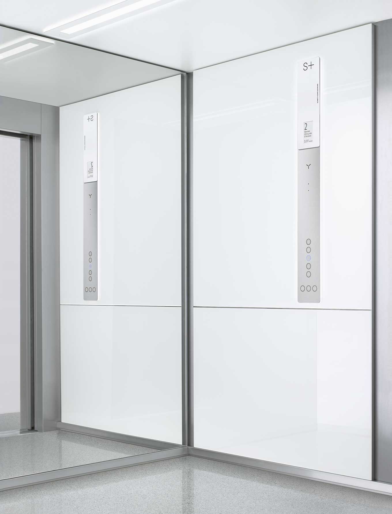 LD illuminated ceilings - The elevator light concept.