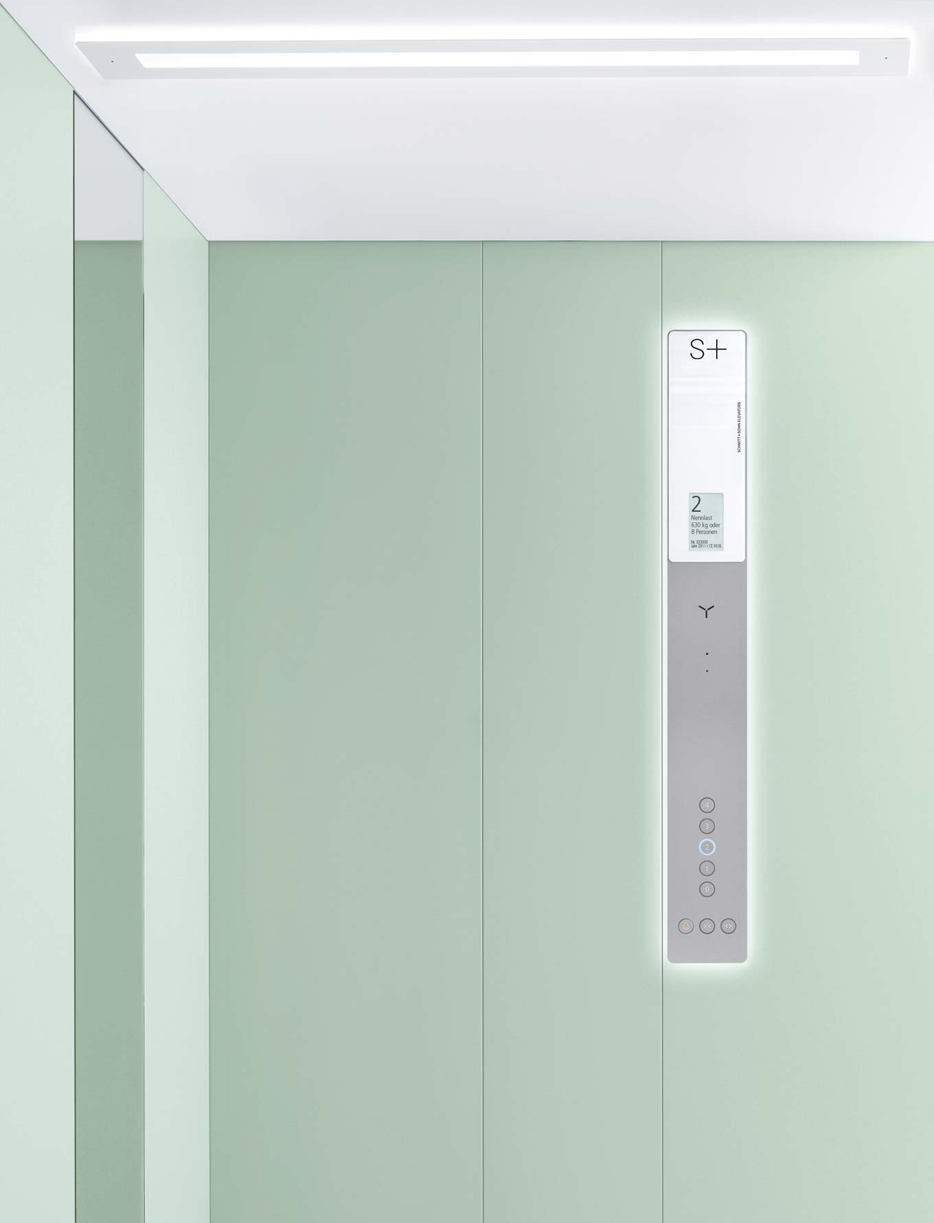 LD illuminated ceilings - The elevator light concept.